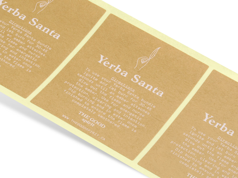 Custom Kraft Labels from Inkable Australia